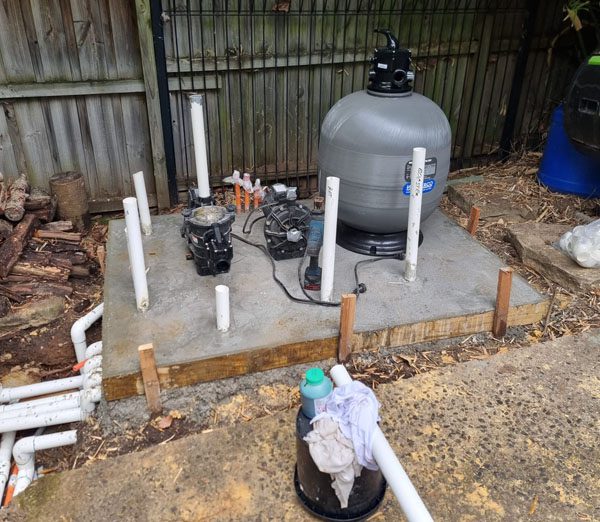 Pool Equipment Relocation - Tongarra Pools